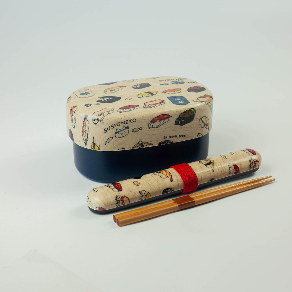 Original Two Tier Bento Box | Sushi Neko (570mL) – Bento&co
