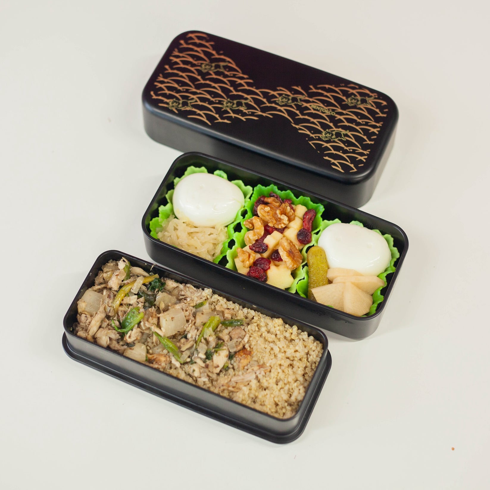 Original Two Tier Bento Box | Dorobo Neko (950mL) – Bento&co