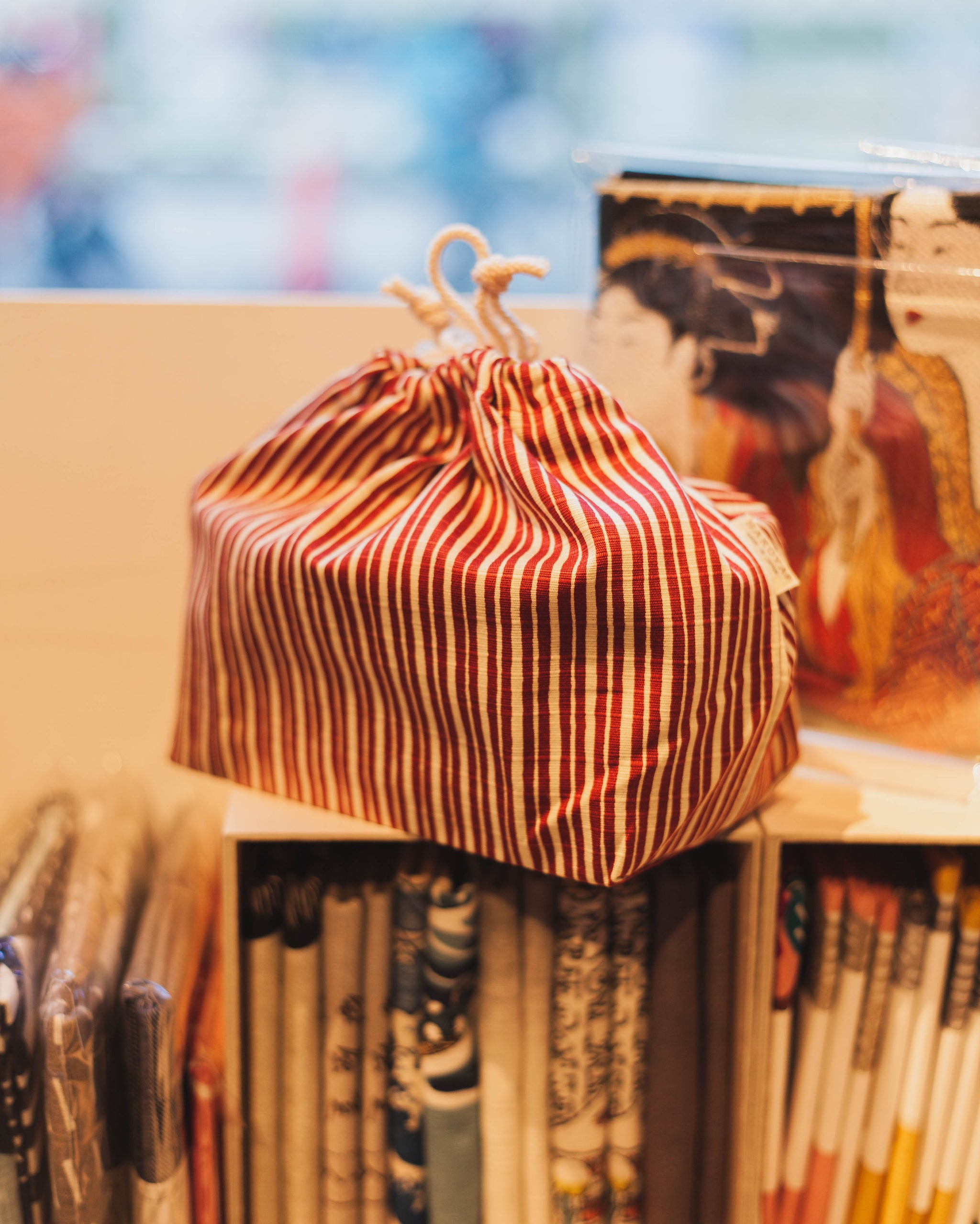 Wafu Stripes Bag | Bento Box, Lunch accessory, Japan – Bento&co